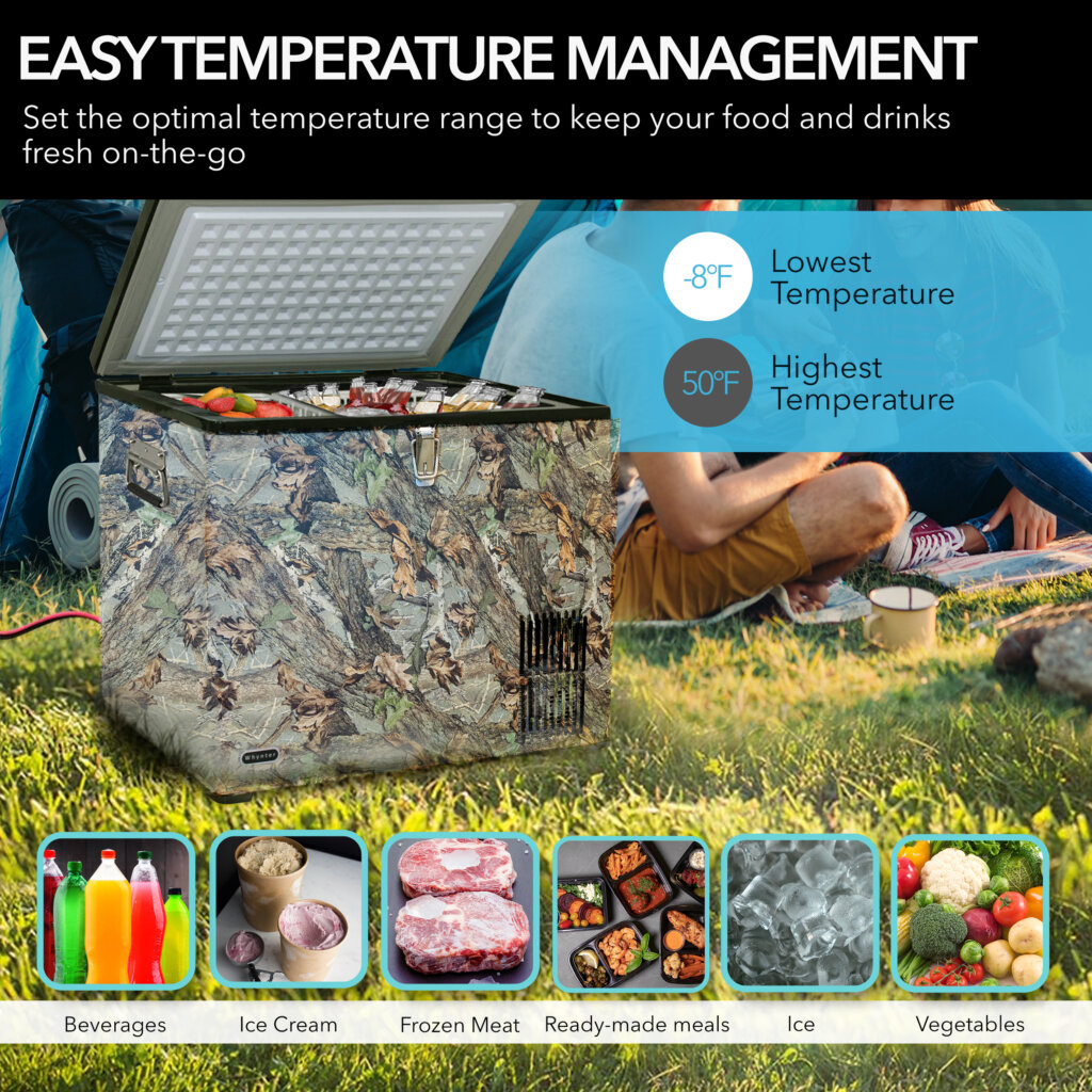 FM-45CAM 45 QT Portable Fridge | Camouflage Design | Whynter