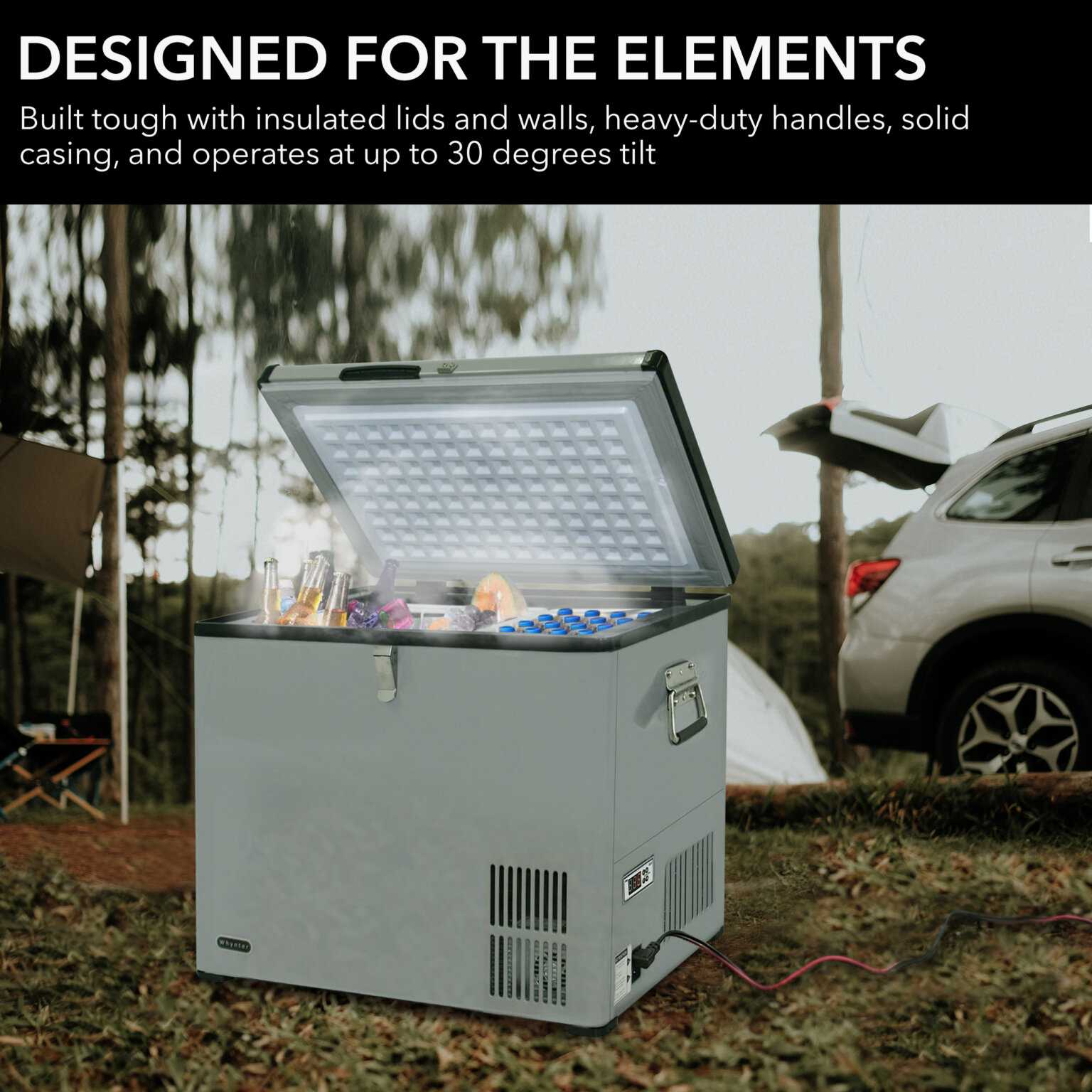 FM-45G 45 Quart Portable Fridge | Inventive Design | Whynter