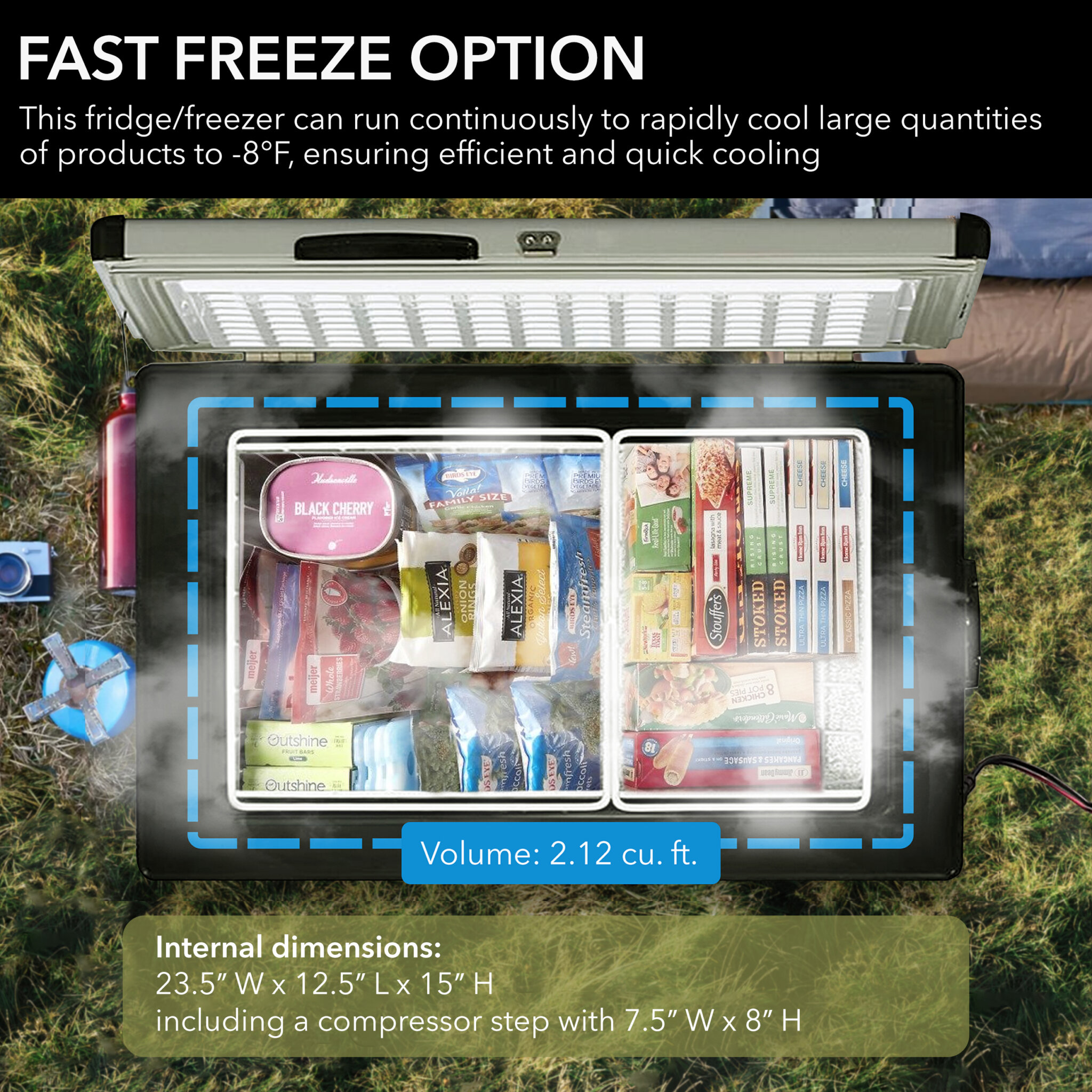 Outdoor AC/DC Portable Freezer | Beat the Heat | Whynter