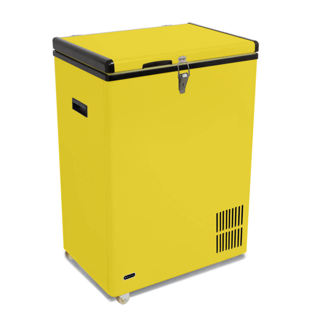 Locking Stainless Steel Mini Freezer | CUF-210SS | Whynter